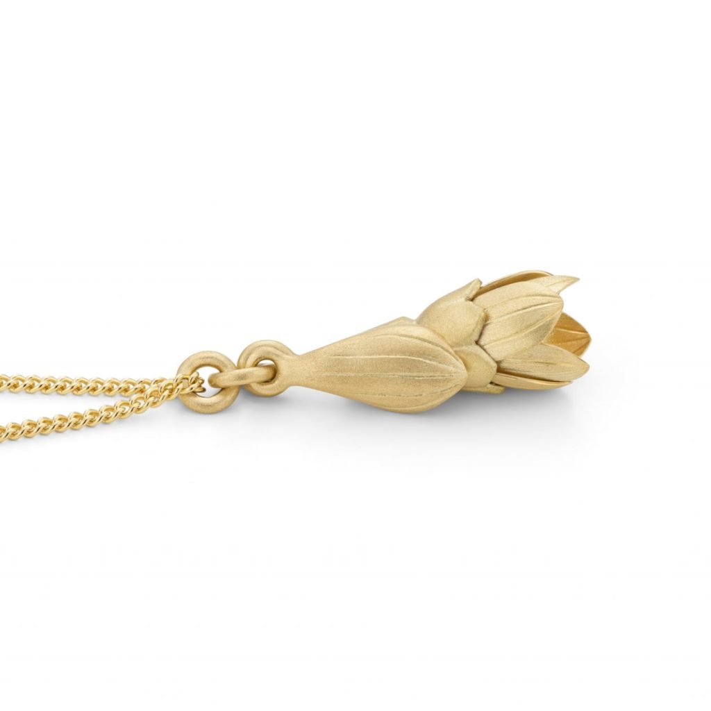 Kinetic, Daffodil Locket Necklace | Handmade by Victoria Walker