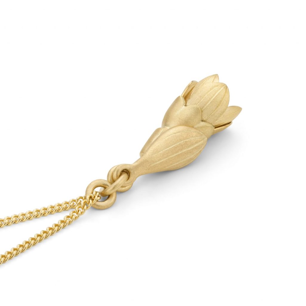 Kinetic, Daffodil Locket Necklace | Handmade by Victoria Walker