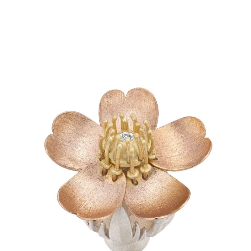 Kinetic, Silver Poppy Locket Necklace | Handmade by Victoria Walker