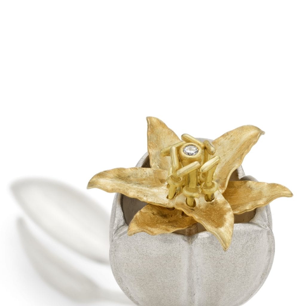 Kinetic, Lily Locket Necklace | Handmade by Victoria Walker