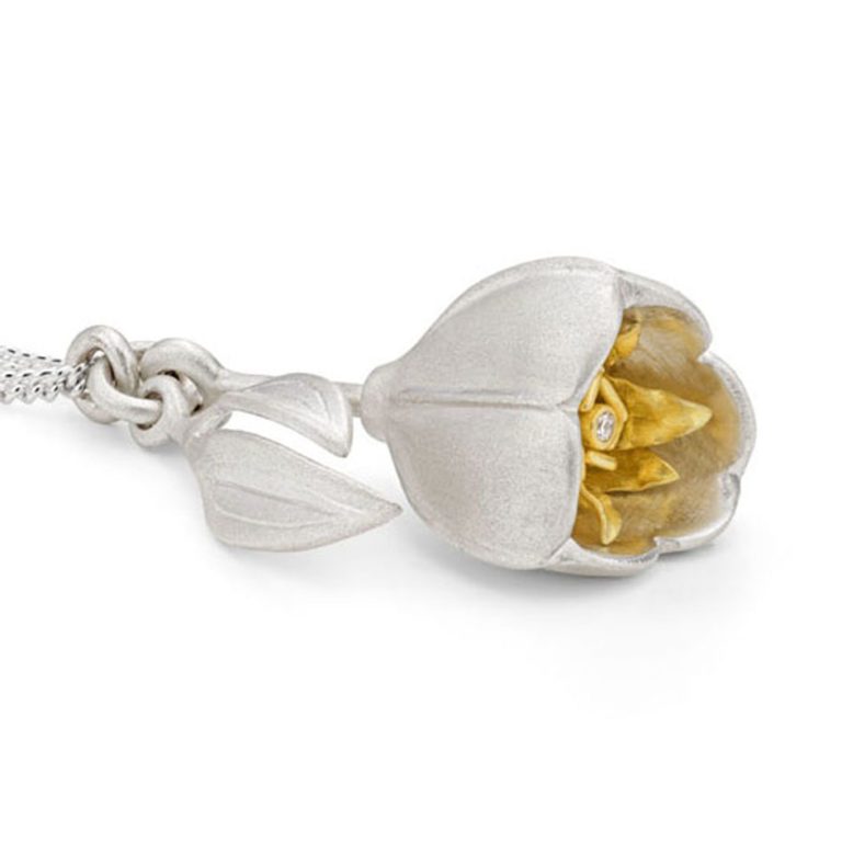 Kinetic, Lily Locket Necklace | Handmade by Victoria Walker