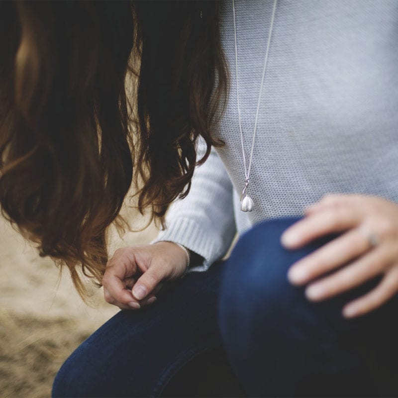 Kinetic, Lily Locket Necklace | Handmade by Victoria Walker