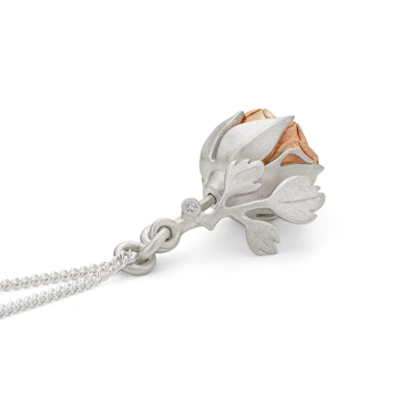 Kinetic, Rose Locket Necklace | Handmade by Victoria Walker